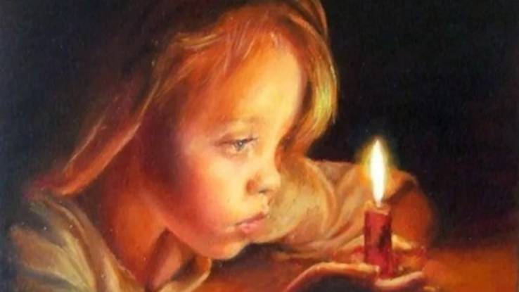 свеча (Вероника Долина, оформление Ольги Павловой)