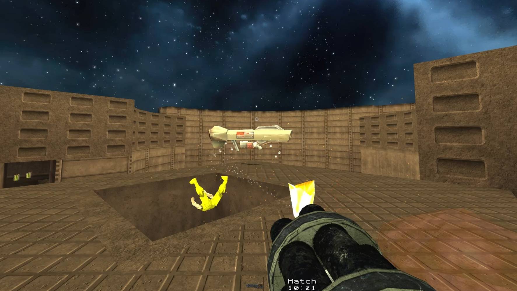 purri vs kinezu - Quake2 duel - q2dm1 - 14.12.2024