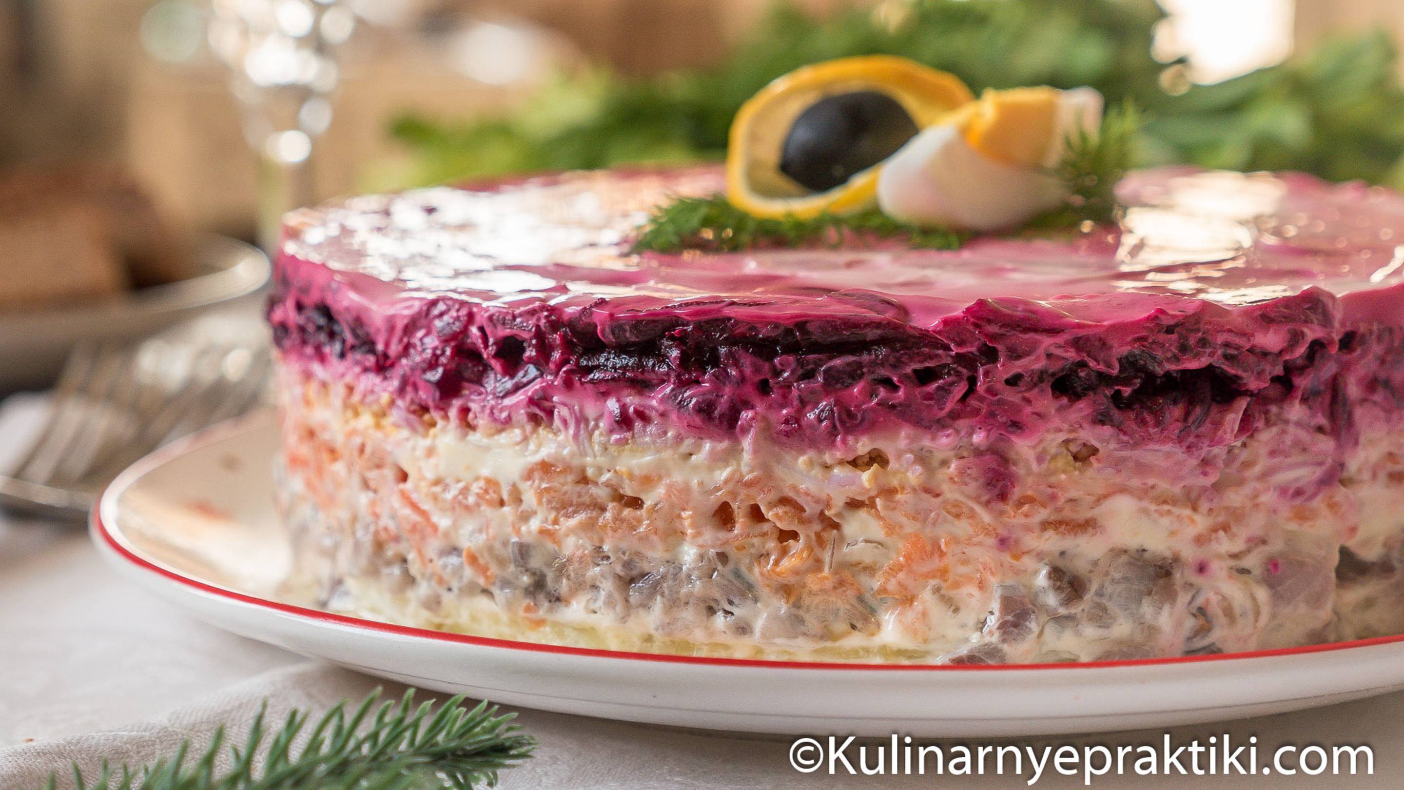 Салат "Селедь под шубой" – нетрадиционная версия