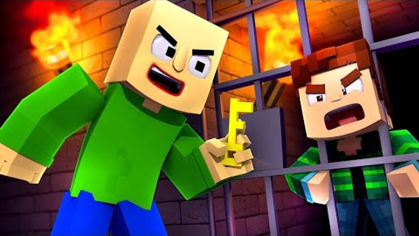 БАЛДИ ЗАКРЫЛ МЕНЯ В КОМНАТЕ НЕПОСЛУШНЫХ ДЕТЕЙ! БАЛДИ В МАЙНКРАФТ [перезалив]