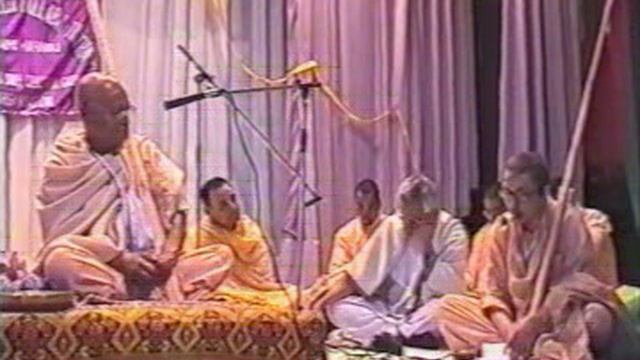 Москва 1999 - часть 7. Его Божественная Милость Шрила Бхакти Валлабха Тиртха Госвами Махараджа