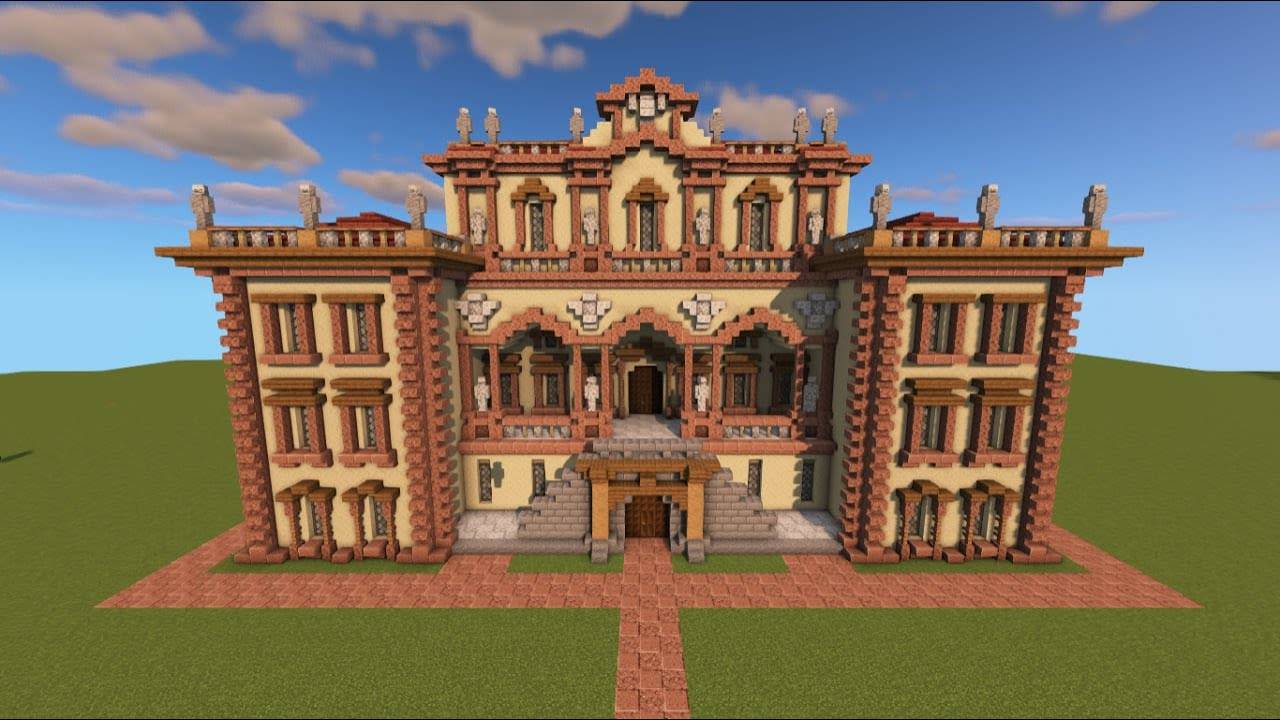 Особняк в русском стиле в майнкрафт (Российская Империя)