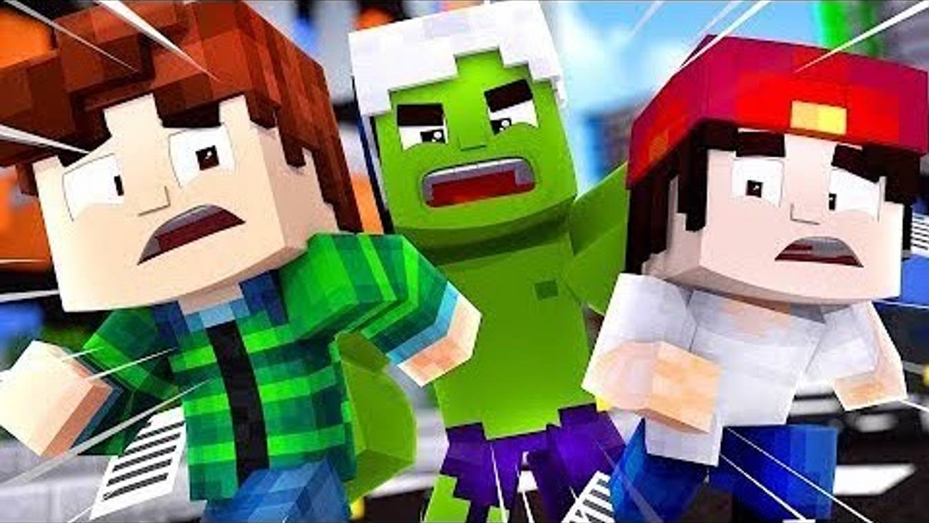 ХАЛК ВЫШЕЛ ИЗ-ПОД КОНТРОЛЯ?! ЮНЫЕ МСТИТЕЛИ В МАЙНКРАФТ [перезалив]