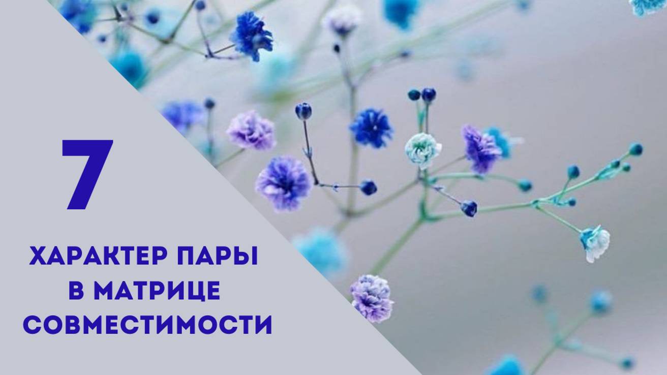 Совместимость.7 энергия в характере пары.Матрица судьбы.