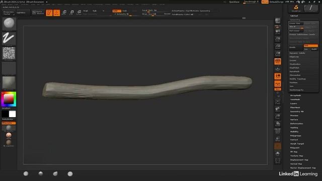 16 - Sculpting the broom, part 1