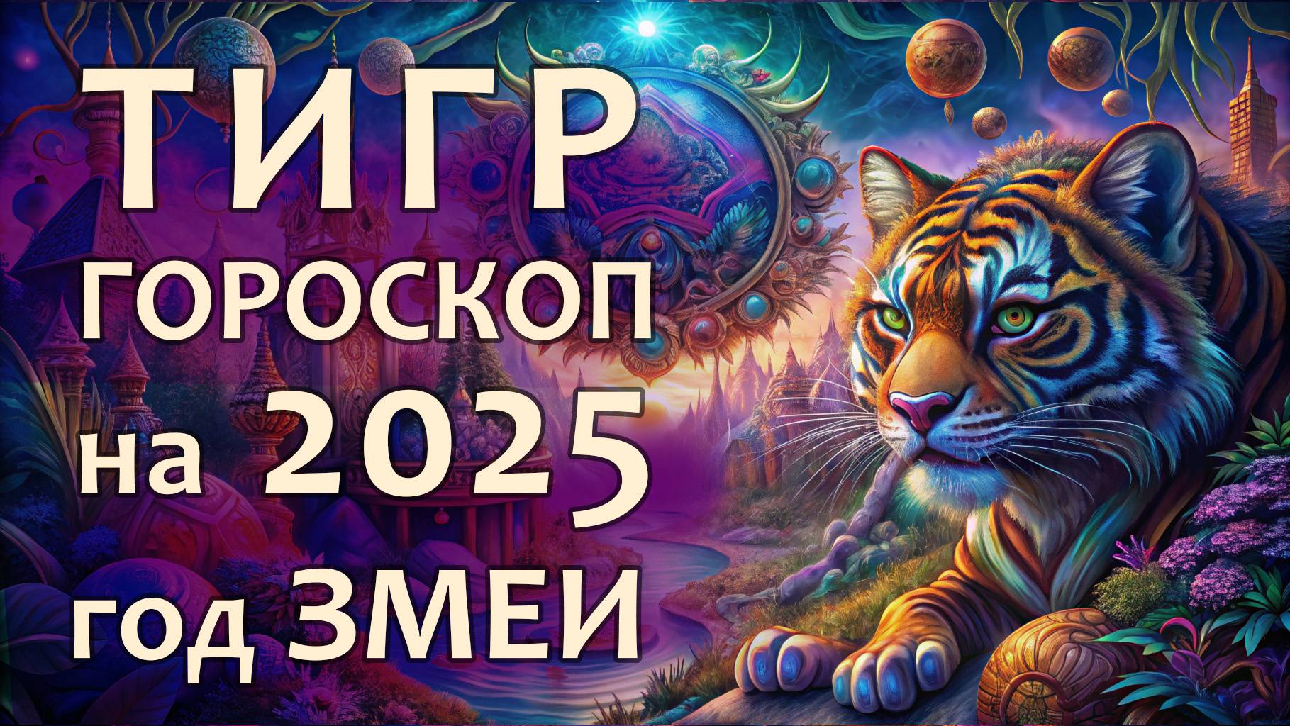 Гороскоп для Тигра на 2025 год Зеленой Деревянной Змеи