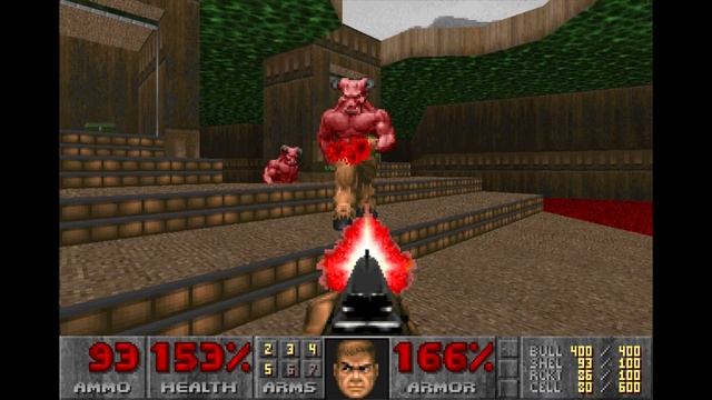 DOOM Два Серьезных Демона и Толпа во Тьме Конец