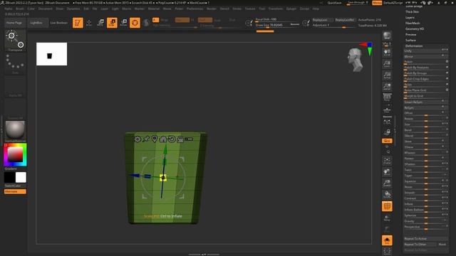 005 Zbrush для начинающих ｜ Основы моделирования Gollum