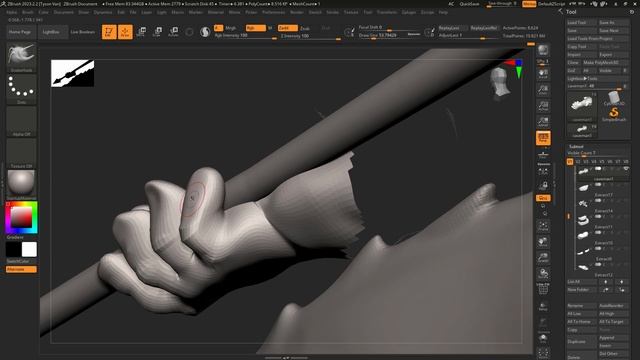 Давайте смоделируем в 3D некоторые персонажи из Primal в Maxon Zbrush - 005