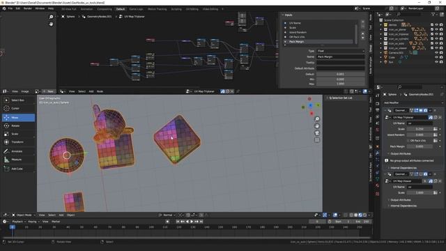 Geometry Node Assets Update UV Nodes