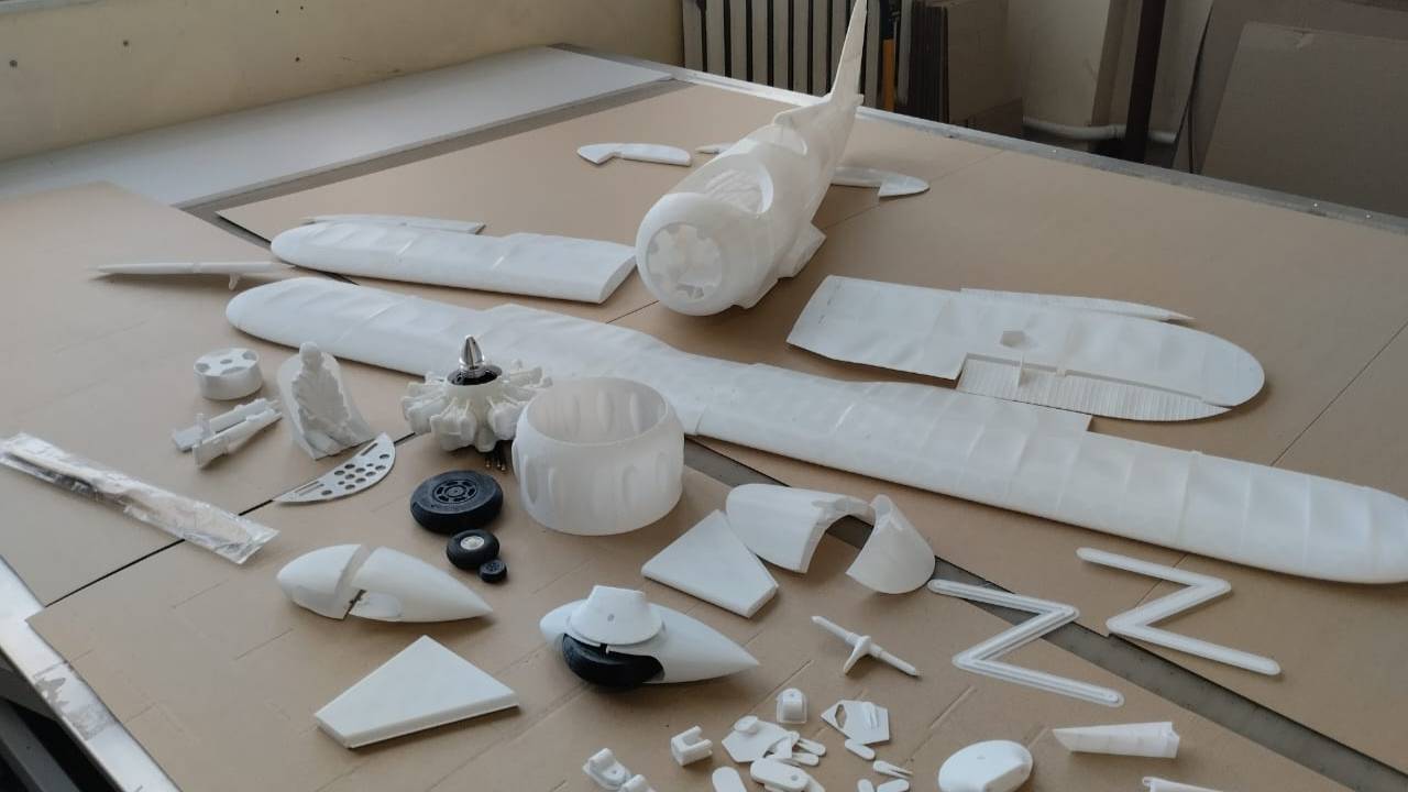 WACO самолет на радиоуправлении.