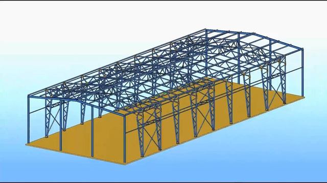 Проект типового каркаса склада по серии УНИТЕК с пролетами 15, 18, 21, 24 и 30 метров