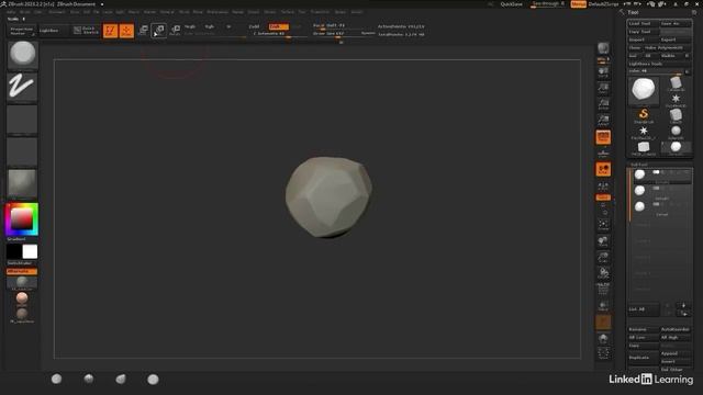 05 - Creating the face Coal eyes