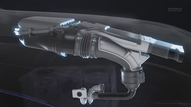 Анимация работы системы впуска и очистки впускного воздуха ДВС - подробнее об элементах системы