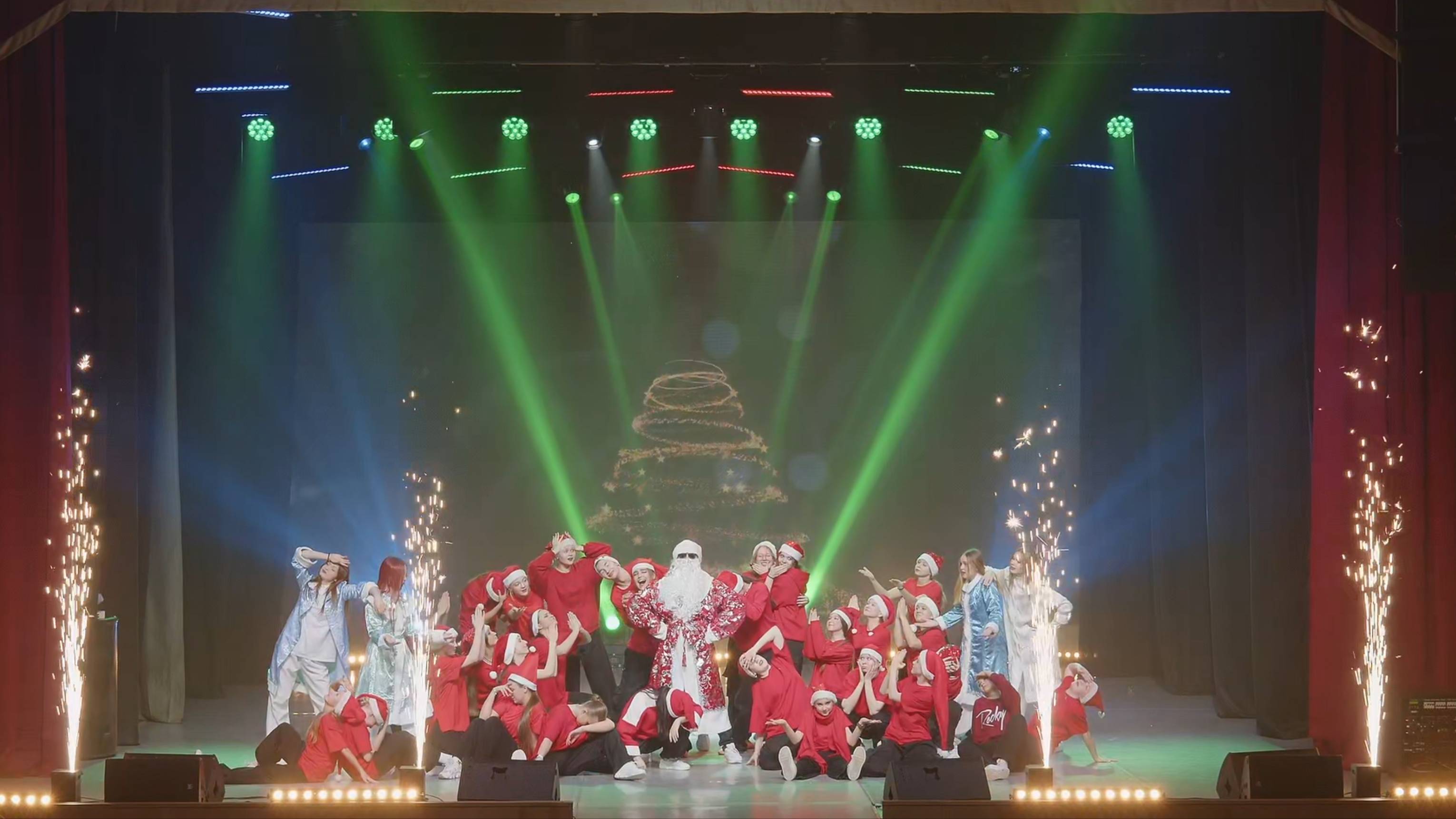 Новогодний ШОУ КОНЦЕРТ Studio Rocky 4К