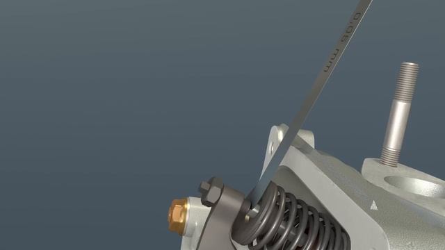 3D сборка двигателя скутера 139QMB