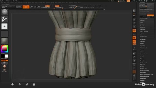 18 - Sculpting the broom, part 3