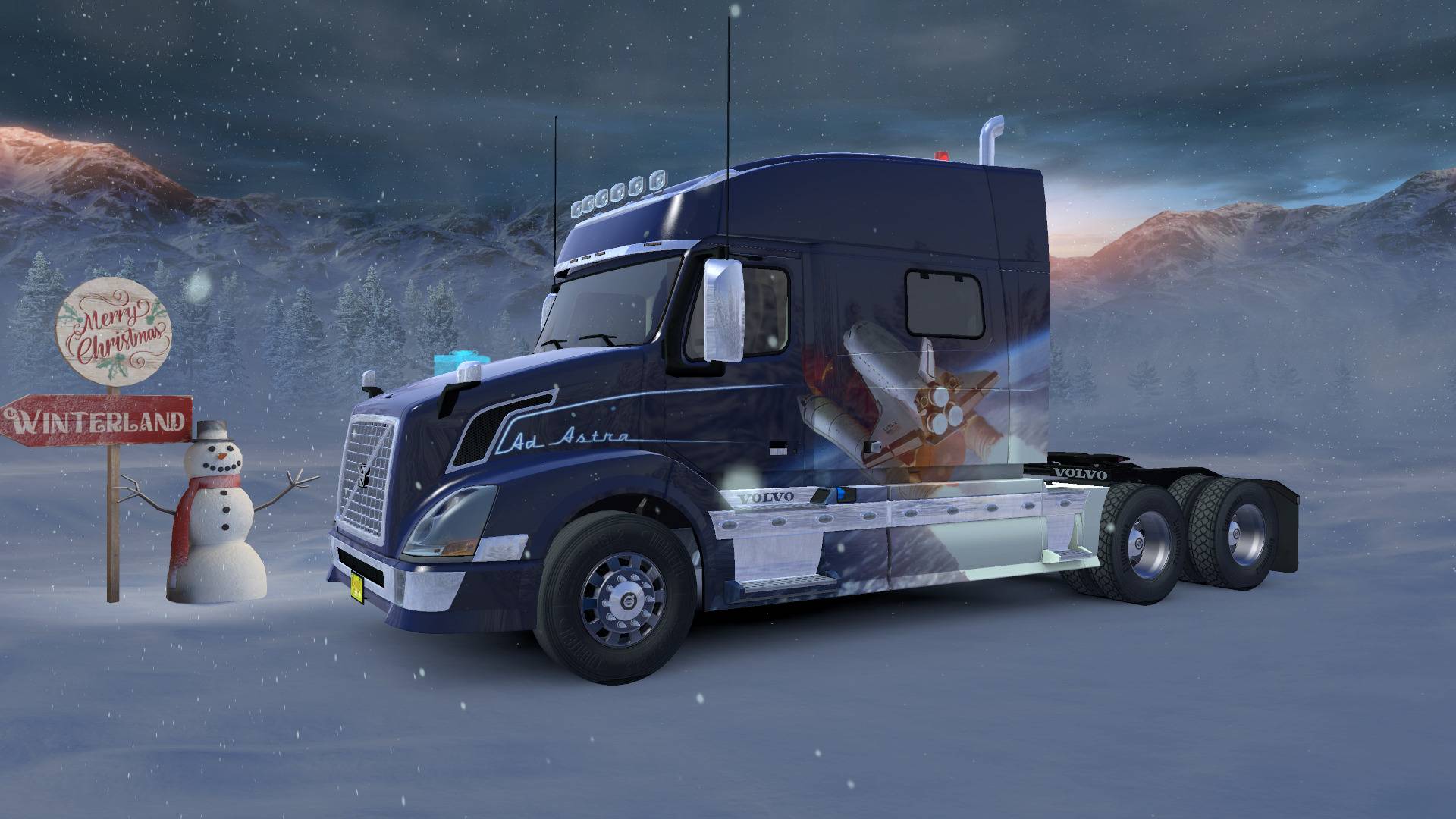 155 / ATS V1.53 / Новогодний ивент / VOLVO VNL