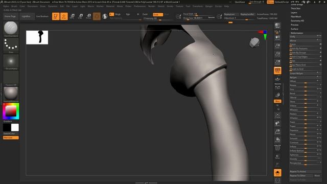 Zbrush для начинающих 003 ｜ Основы моделирования Casey Neistat