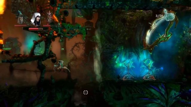 Trine 2: 5 Глава. Сложное. Окаменелое Дерево / 5 Chapter. Hard. Petrified Tree