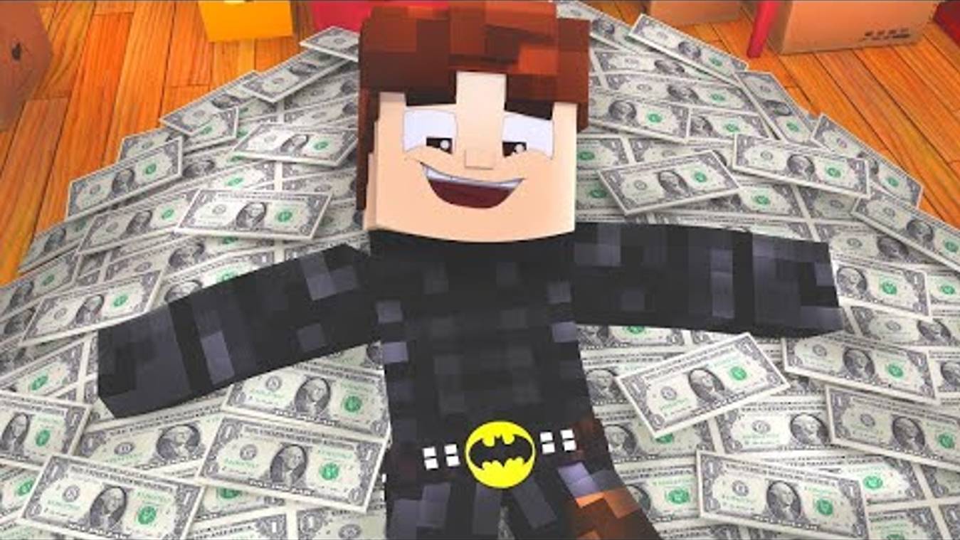 РЕБЕНОК БЭТМЕН СТАЛ МИЛЛИОНЕРОМ! ЮНЫЕ МСТИТЕЛИ В МАЙНКРАФТ [перезалив]