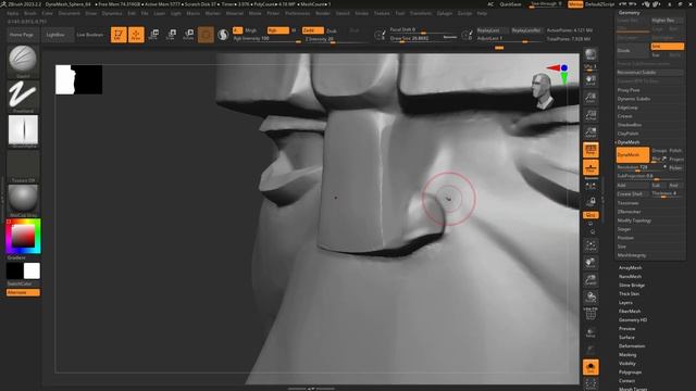 003 - Давайте вместе изучим Zbrush и создадим Хеллбоя