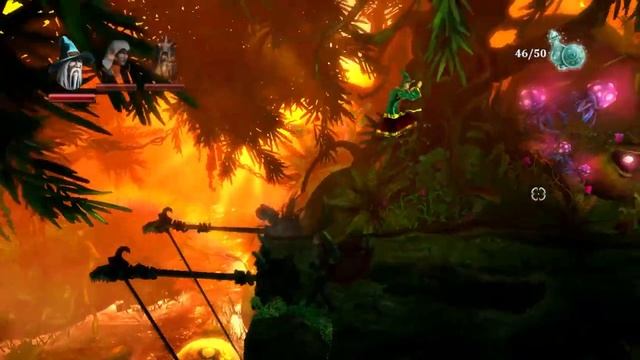 Trine 2: 4 Глава. Сложное. Замшелые Топи / 4 Chapter. Hard. Mosslight Marsh