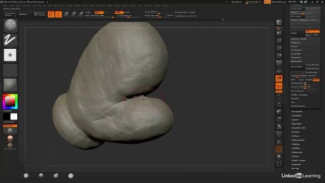 13 - Sculpting the mittens, part 1