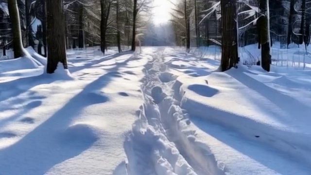 Нежное снежное кружево