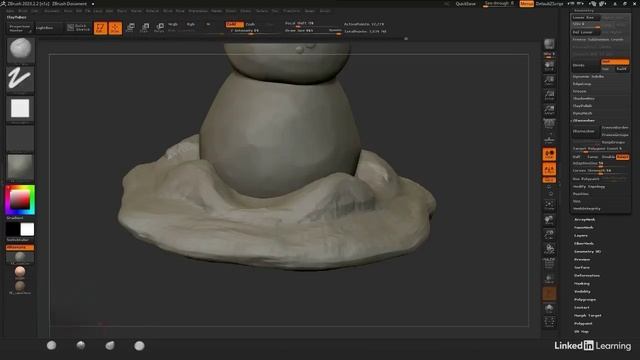 12 - Sculpting the base