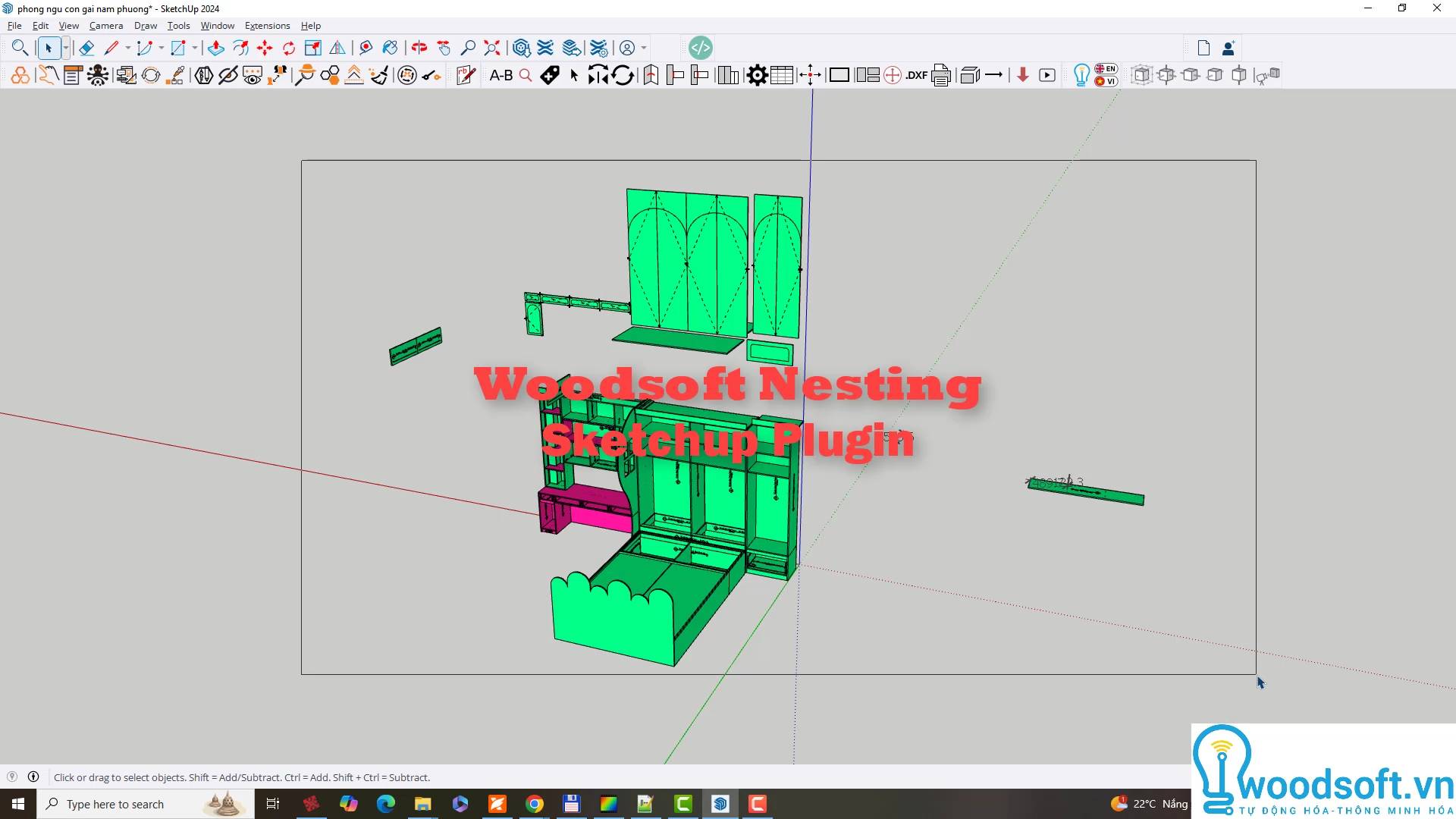 🔥 WOODSOFT NESTING SKETCHUP PLUGIN – ЭКСПЕРИМЕНТАЛЬНАЯ ВЕРСИЯ! 🔥