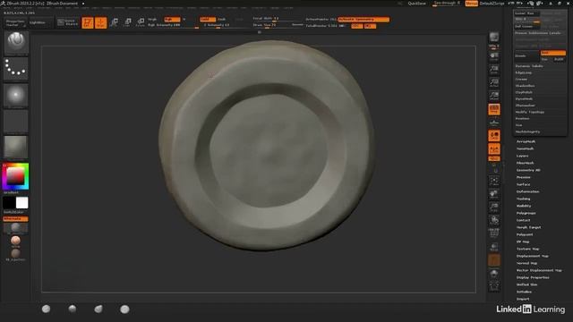 15 - Sculpting the buttons
