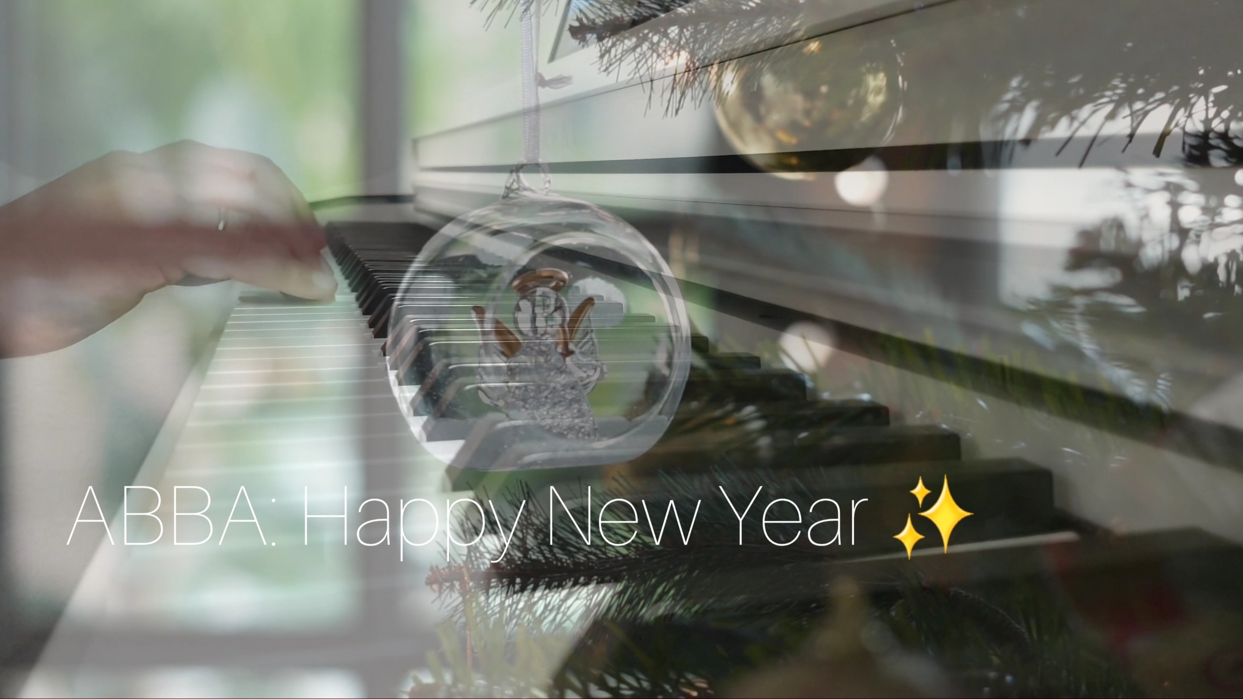 ABBA: Happy New Year |  кавер на пианино