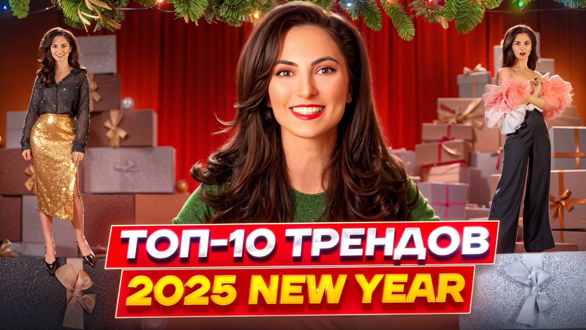 В ЧЕМ ВСТРЕЧАТЬ НОВЫЙ ГОД 2025? Праздничная распаковка с примеркой Lamoda, Zarina, WB⚡️ТОП10 тренды