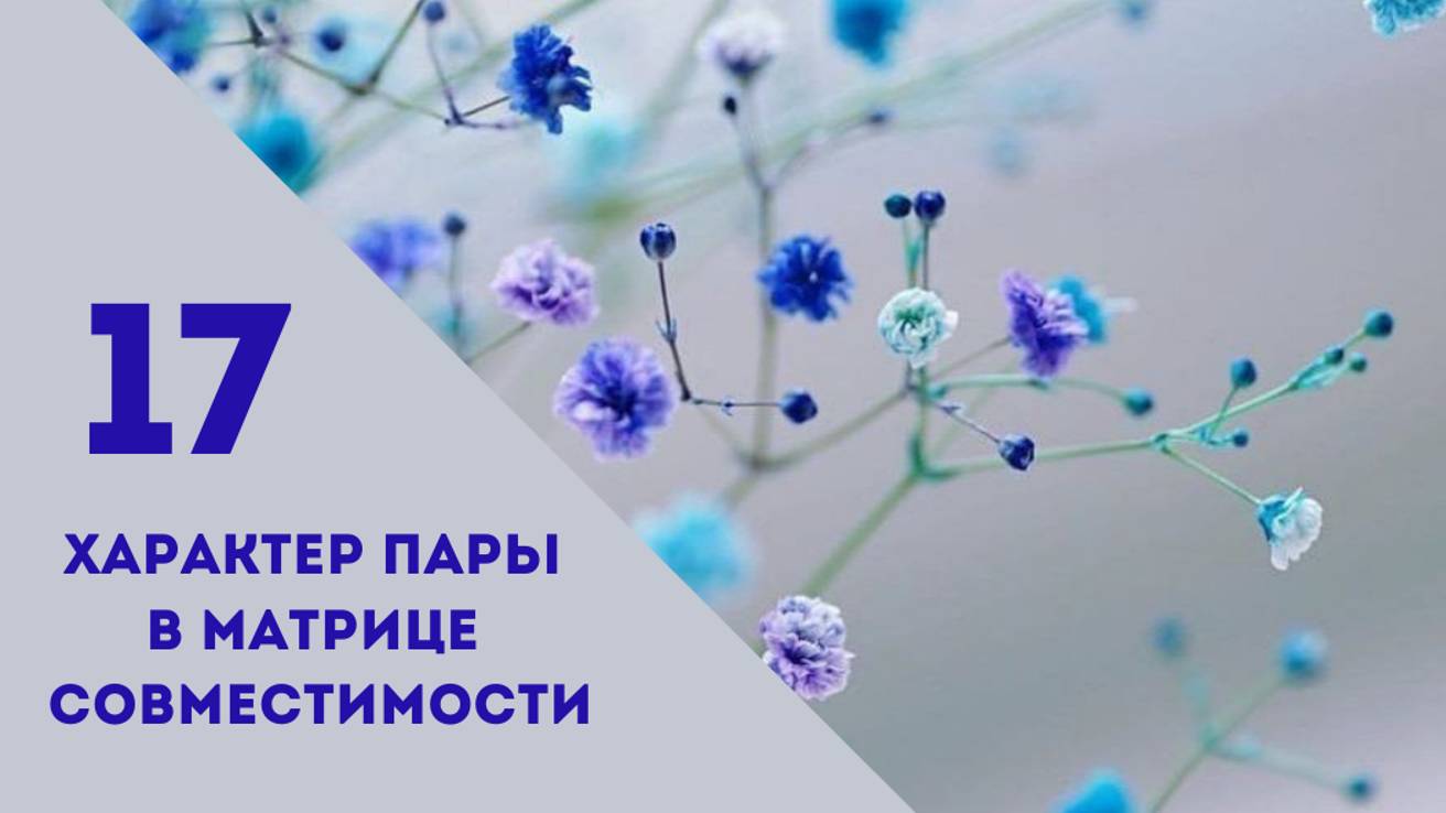 Совместимость.17 энергия в характере пары.Матрица судьбы.