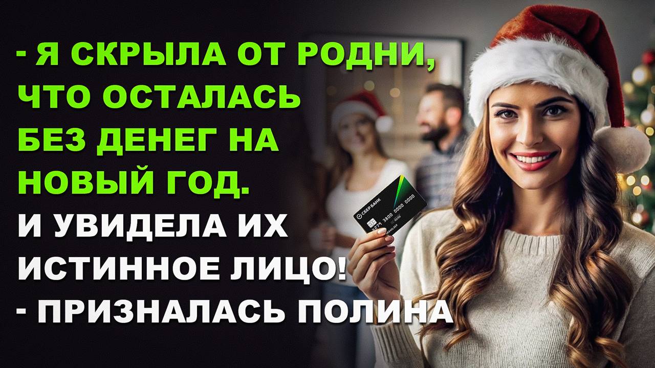 Я скрыла от родни, что осталась без денег на Новый год. И увидела их истиное лицо!