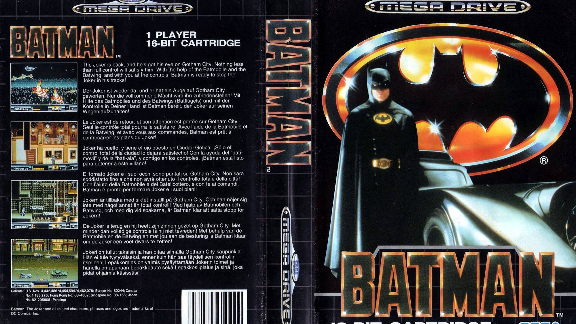 Batman: The Video Game // Sega // Sega MegaDrive // 1440p, 60 fps