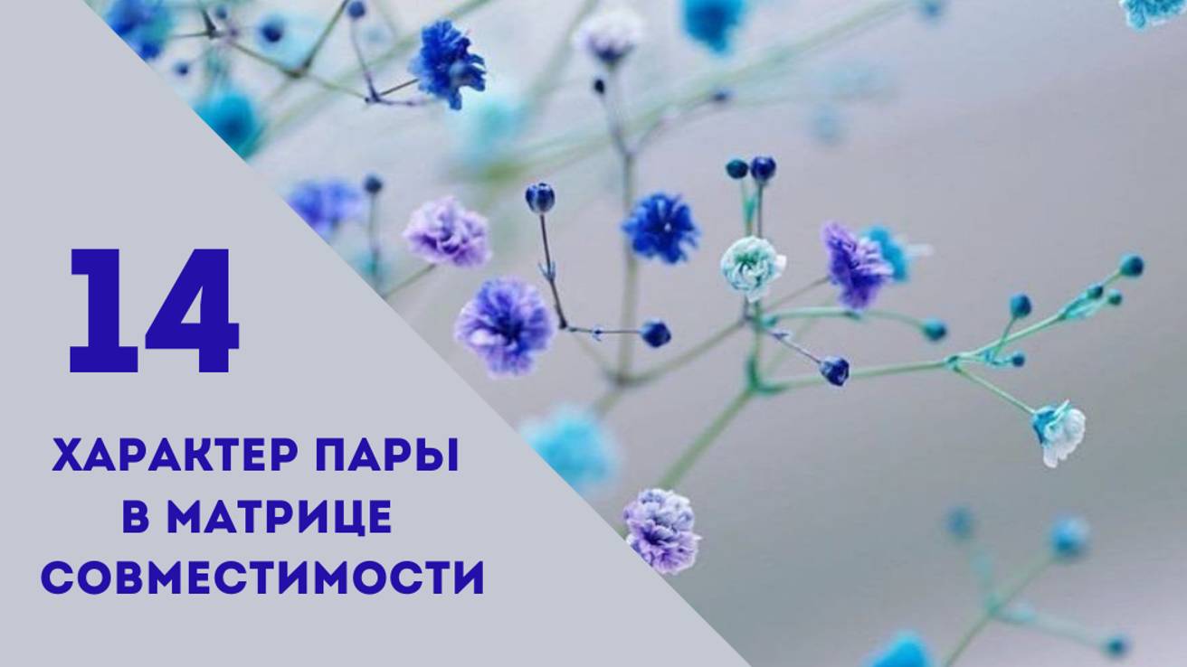 Совместимость.14 энергия в характере пары.Матрица судьбы.