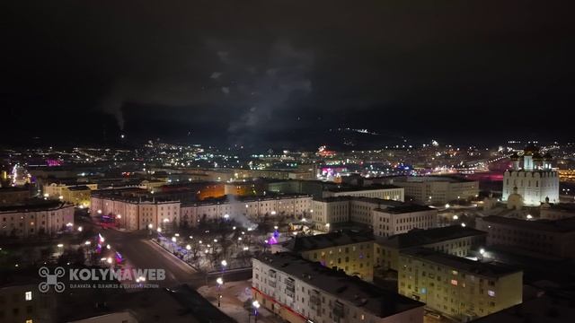 Магадан один из первых в стране встретил Новый год. 2025