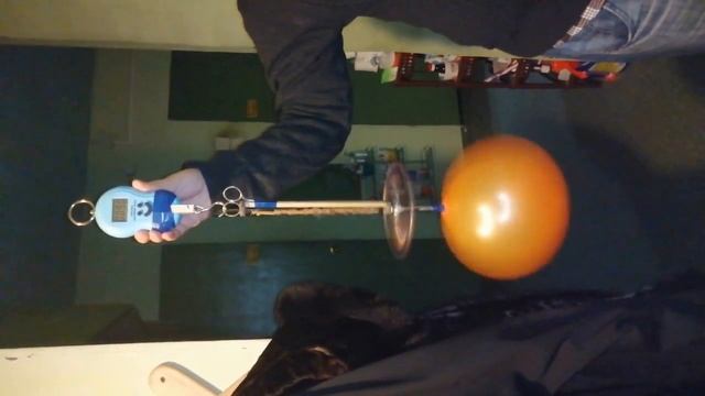 Подъёмная сила взаимодействия вихревых противоточных потоков