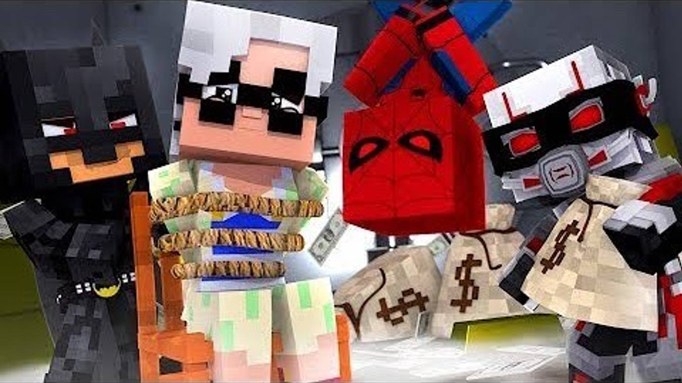 ДЕТИ СУПЕРГЕРОИ СТАЛИ ЗЛОДЕЯМИ?! ЮНЫЕ МСТИТЕЛИ В МАЙНКРАФТ [перезалив]