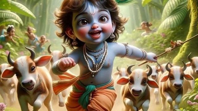 Кришна Верховная Личность Бога. ГЛАВА ТРИНАДЦАТАЯ
Как Брахма украл мальчиков и телят