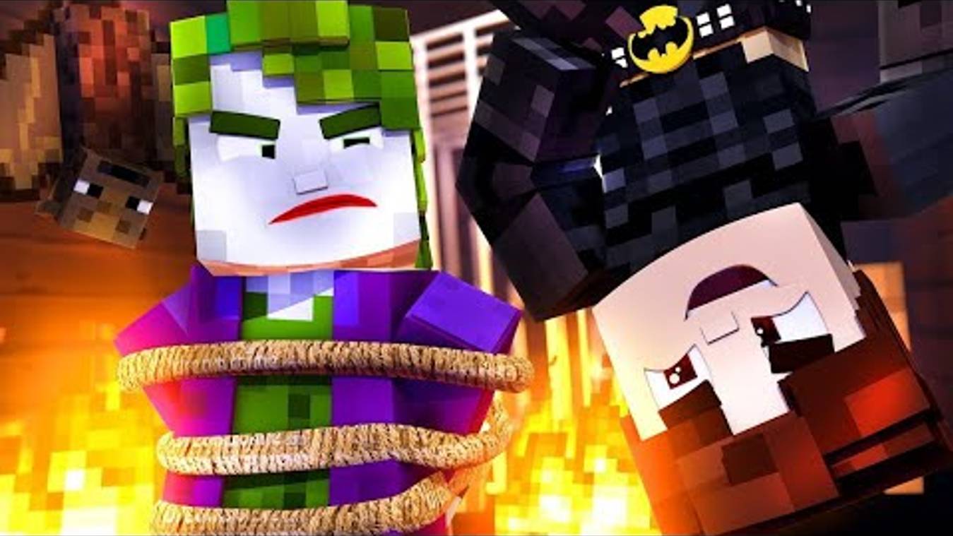 ДЕТИ СУПЕРГЕРОИ ПОЙМАЛИ ДЖОКЕРА! ЮНЫЕ МСТИТЕЛИ В МАЙНКРАФТ [перезалив]