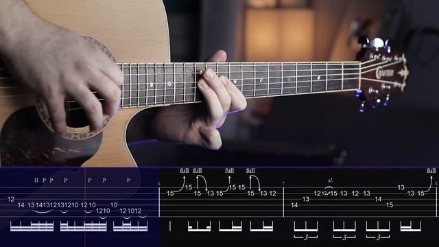 Уроки игры на акустической гитаре | Guns N Roses - Dont Cry  Tab Solo  How To Play