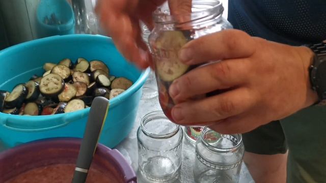 Острые баклажаны на зиму. Автоклав Малиновка 4