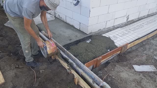 22. Отмостка акведук с зубом (дом для себя 20 год)