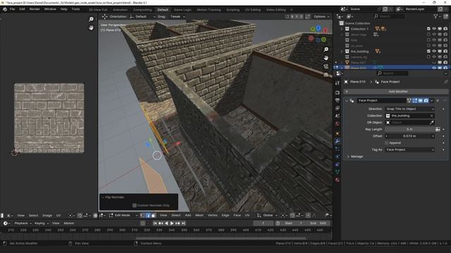 Face Project-How to Use-DJH Geometry Node Assets