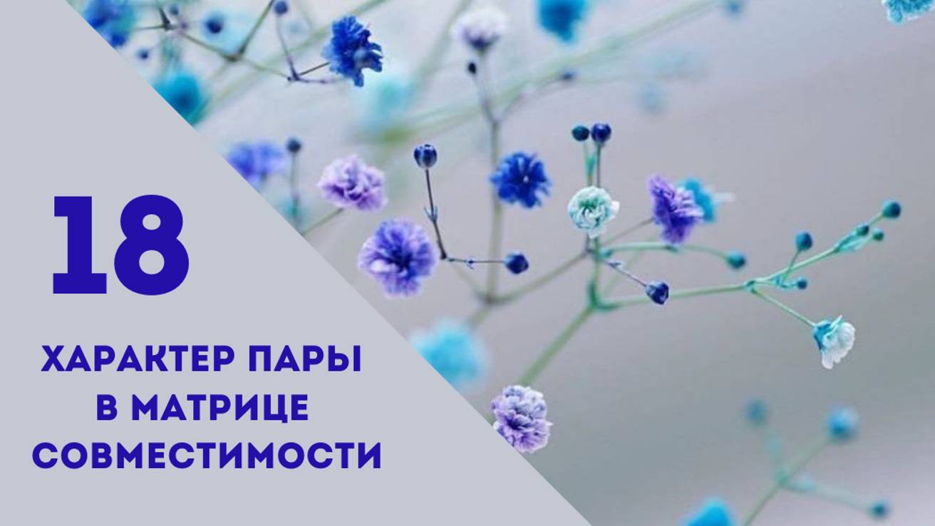 Совместимость.18 энергия в характере пары.Матрица судьбы.