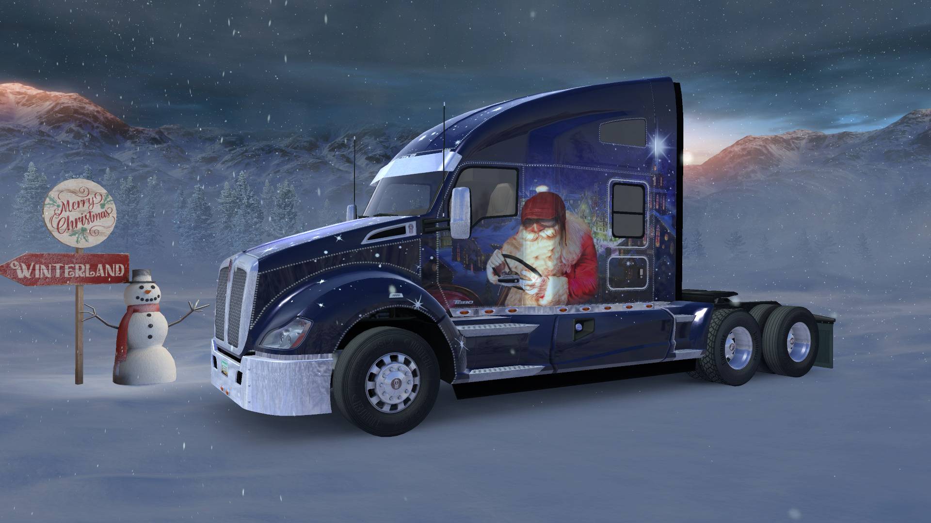 161 / ATS V1.53 / Новогодний ивент / KENWORTH T680