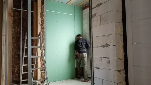 14. Перегородки из гипсокартона (дом для себя 20г)